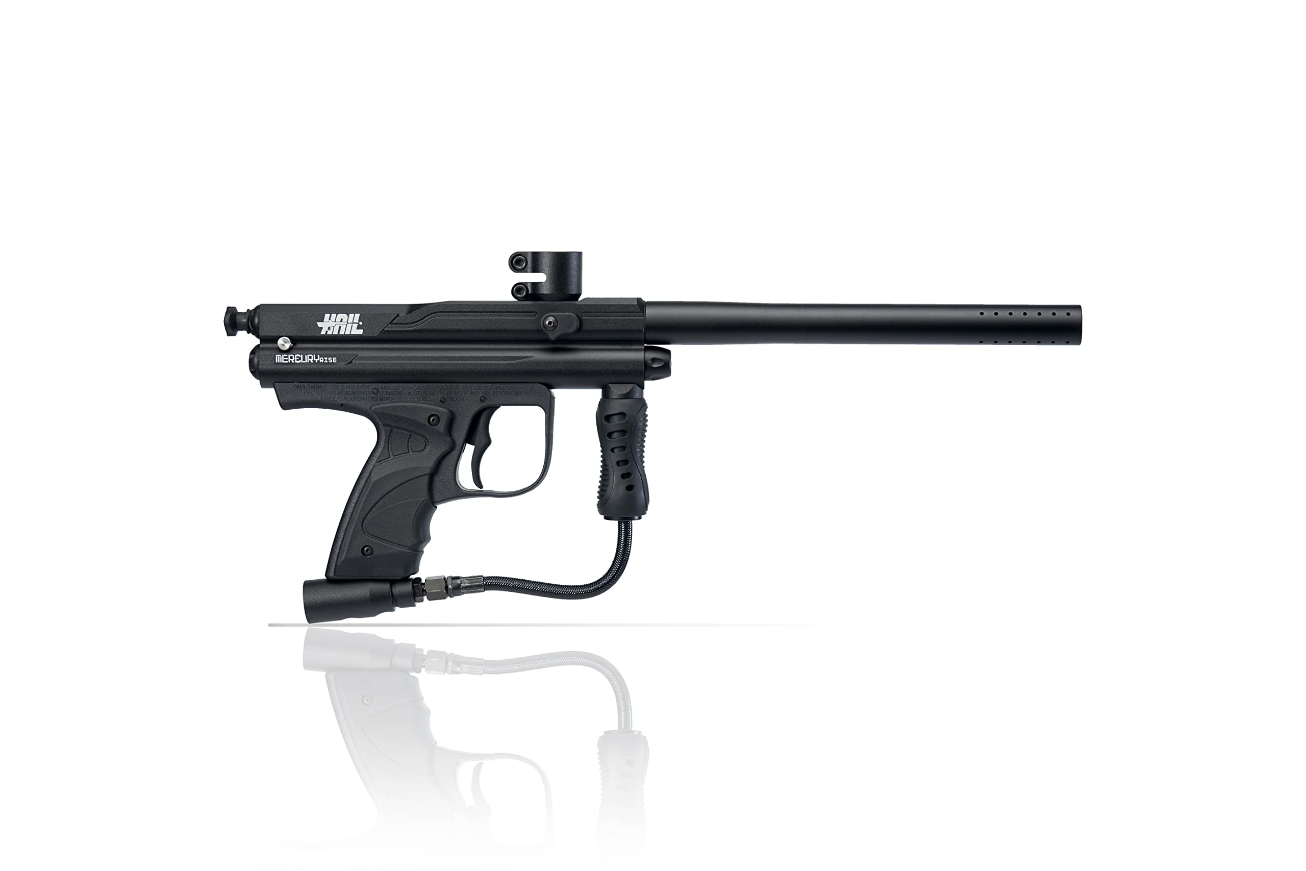 Mercury Rise Hail Semi Auto .68 Caliber Paintball Gun Marker (Hail Black)