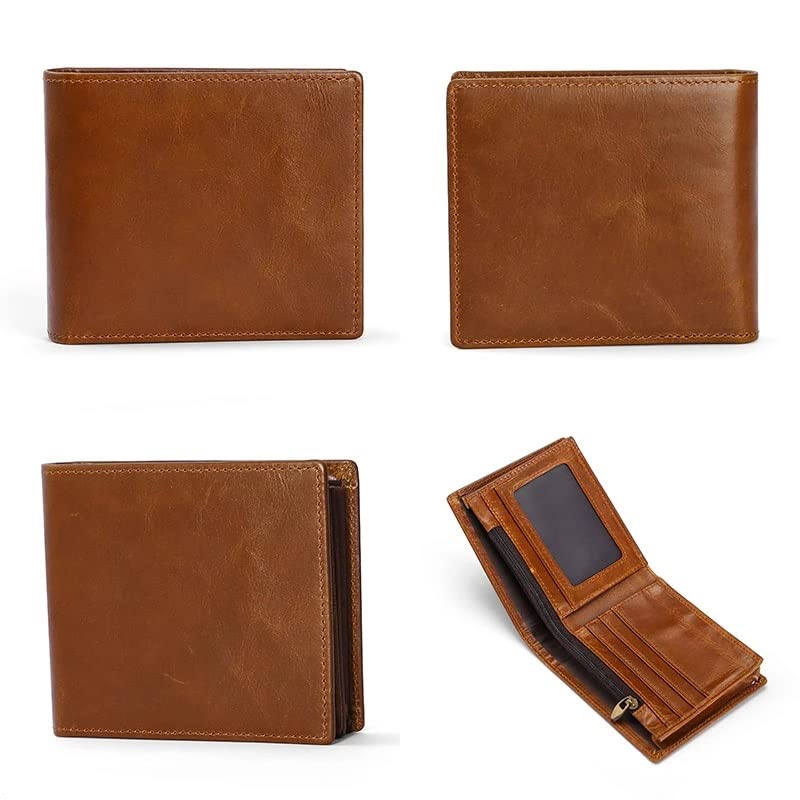 ZCMEB Wallet Handmade Men's Wallet with Wallet Bank Card Holder Wallet Men