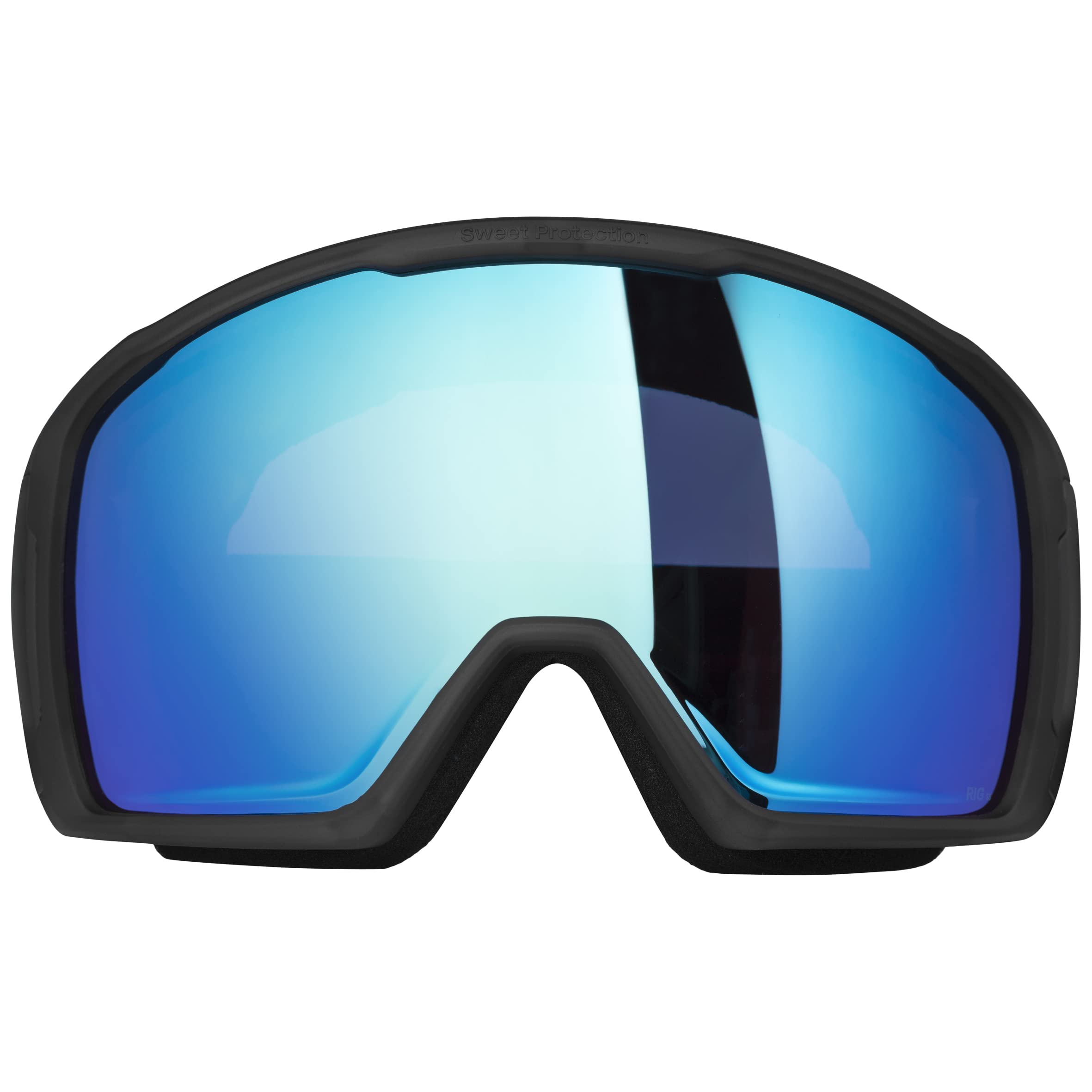 Sweet Protection Clockwork MAX RIG Reflect Snow Goggles - Ski and Snowboard UV Protection, Anti-Fog, and GORE Protective Vent, RIG Emerald/Matte Black/Black Trace