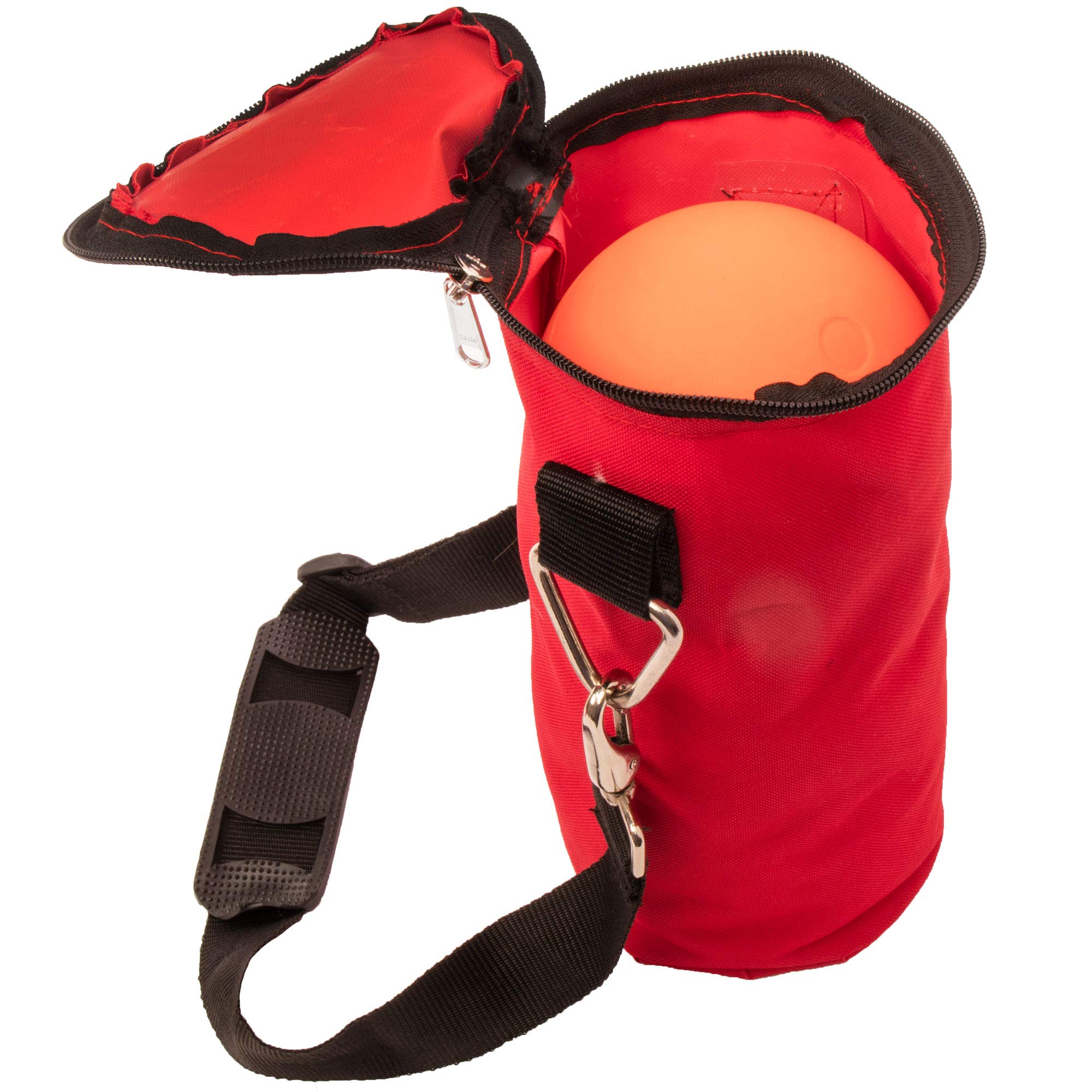 Shot Put Carrier Bag, Holds Up to 4 – Premium Quality Track & Field Equipment with Adjustable Carrying Strap & Zip Closure - For Middle School, High School, College & Professional Competition Levels