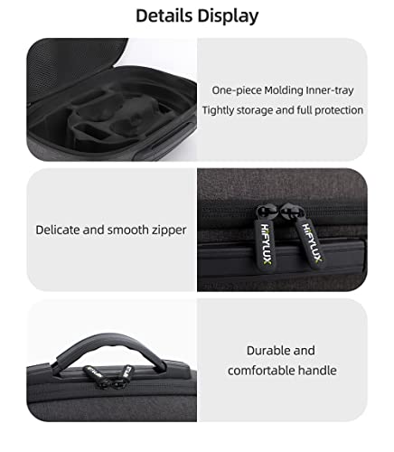 Storage Bag Applicable, Vr Glasses All-In-One Head Shell Shock Absorption Carry Protective Suitcase Accessories,Carrying Case With Mesh Storage