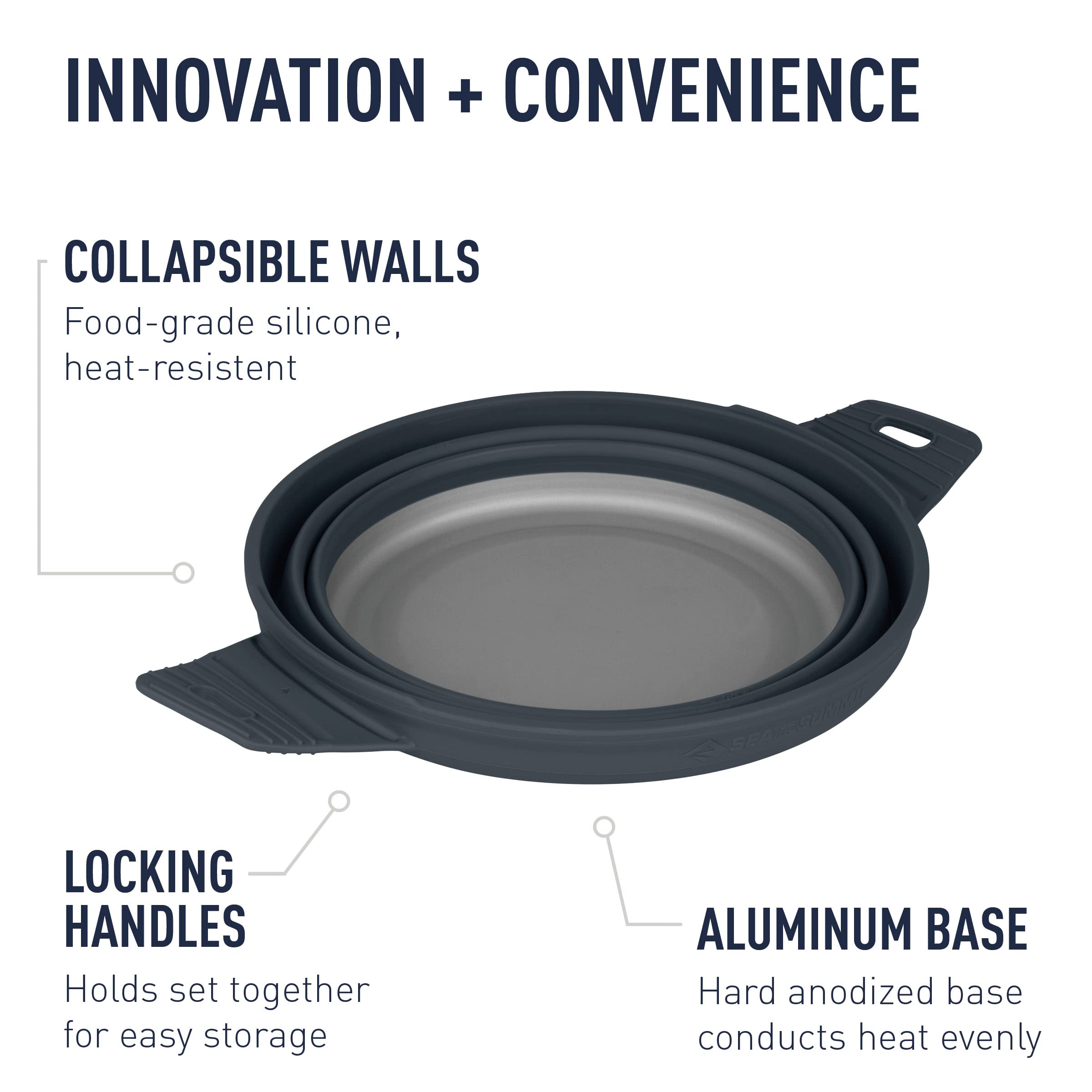 Sea to Summit X-Pot Collapsible Camping Cook Pot, 4.0 Liter - Navy