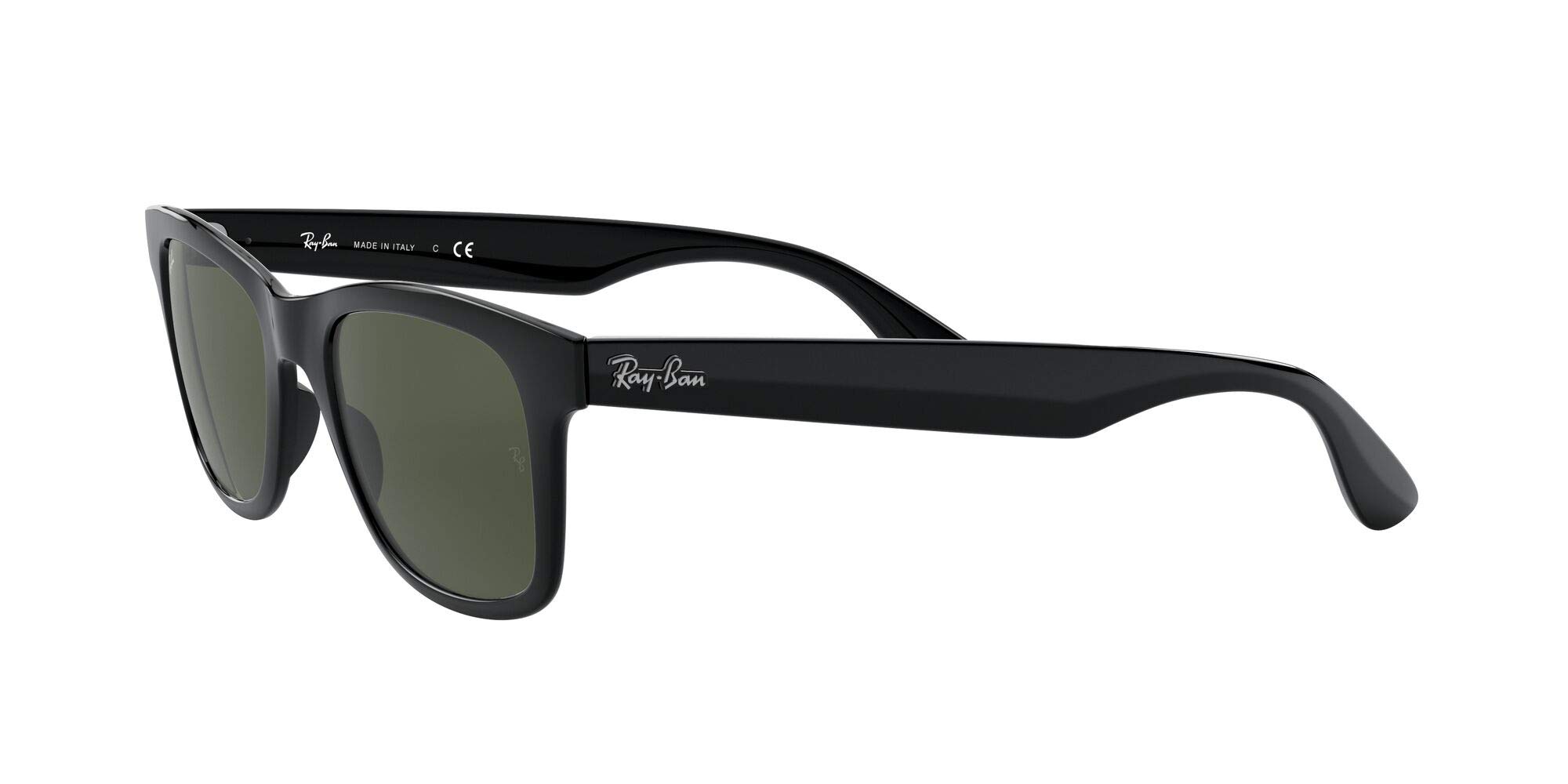 Ray-Ban Rb4640 Square Sunglasses, Black/Polarized Grey Gradient Dark Grey, 50 mm