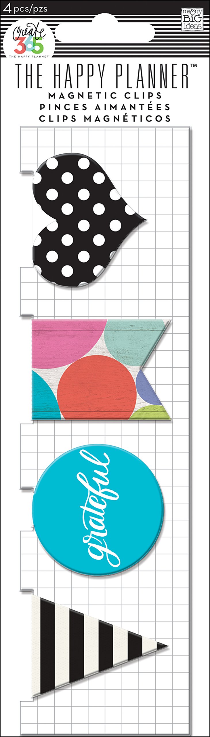 me & my BIG ideas Magnetic Clips Grateful Planner