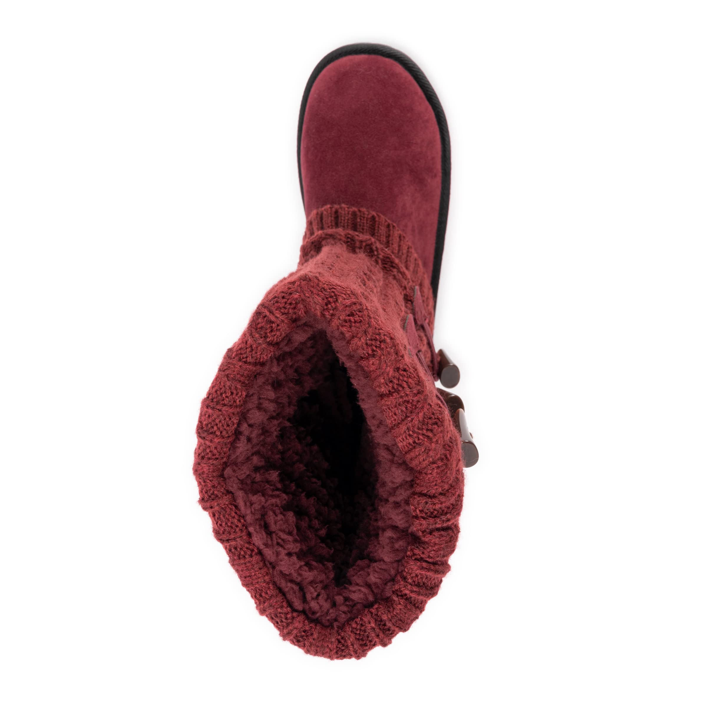 MUK LUKS Women's Cheryl Boot, Burgundy, 7