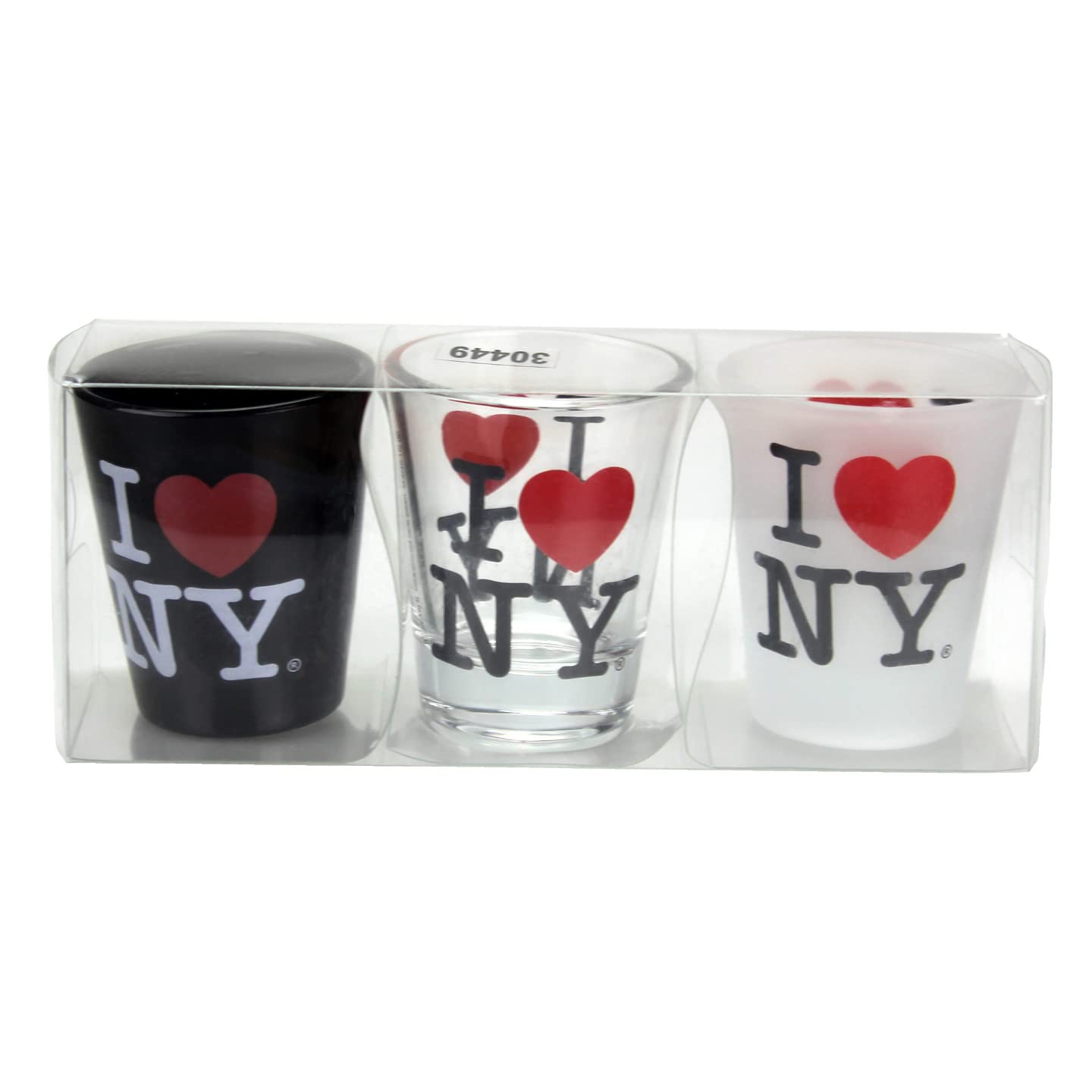 Torkia - Official Licensed I Love/Heart NY Shot Glass - Set of 3