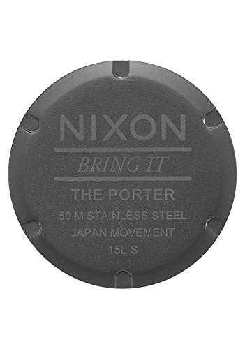 NIXON Porter Leather A1058 50m Water Resistant Men’s Watch (20-18mm Leather Band and 40mm Watch Face)