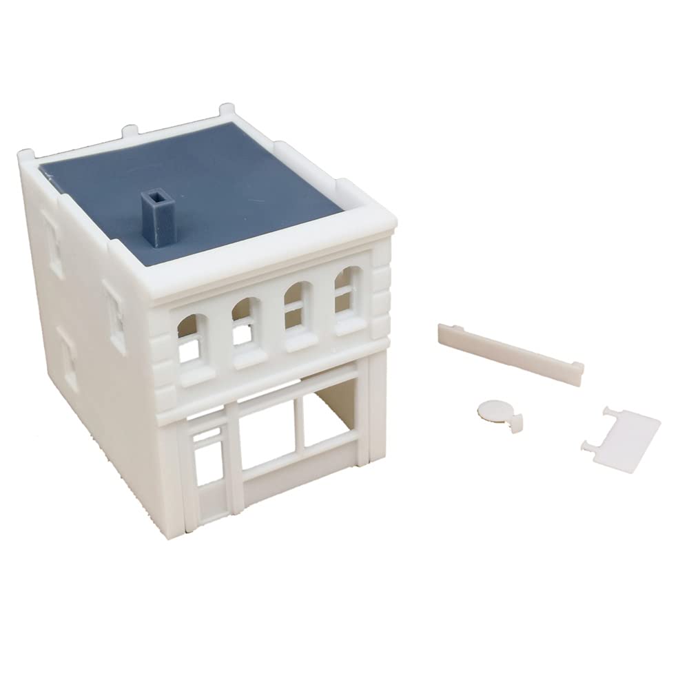 Outland Models Railway Layout Classic 2-Story City Shop Type B 1:87 HO Scale
