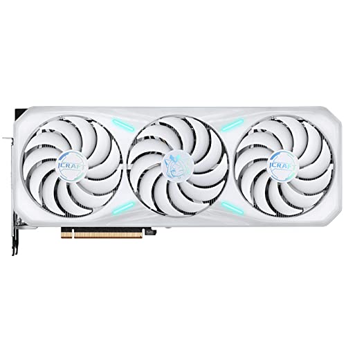maxsun Geforce RTX 4070 Ti iCraft Limited Edition OC 12GB GDDR6X Video Graphics Card GPU for Computer Gaming PC HDMI2.1 DLSS 3.5 PCIE 4.0 X16 RGB 𝗔𝗻𝗶𝗺𝗲 𝗪𝗵𝗶𝘁𝗲 𝗚𝗣𝗨