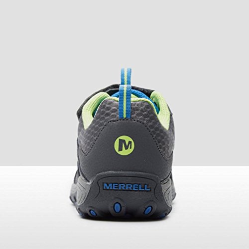 Merrell Trail Chaser Hiking Shoe (Little Kid/Big Kid), Grey/Blue, 2 M US Little Kid