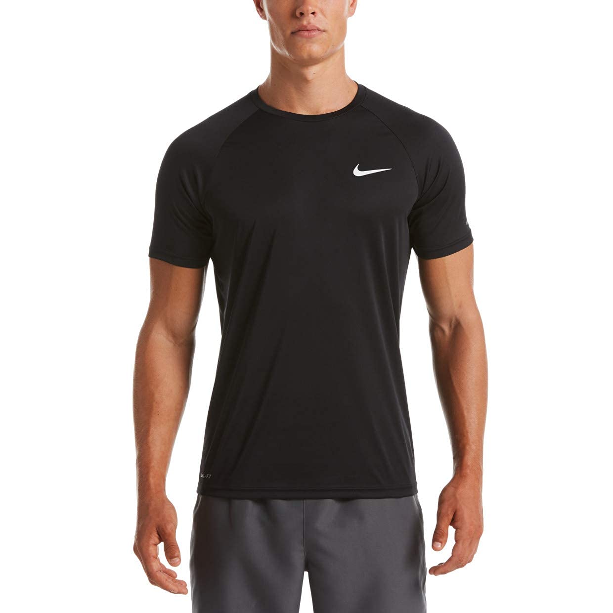 Nike Men's Standard Short Sleeve Hydrogu, Black, X-Large