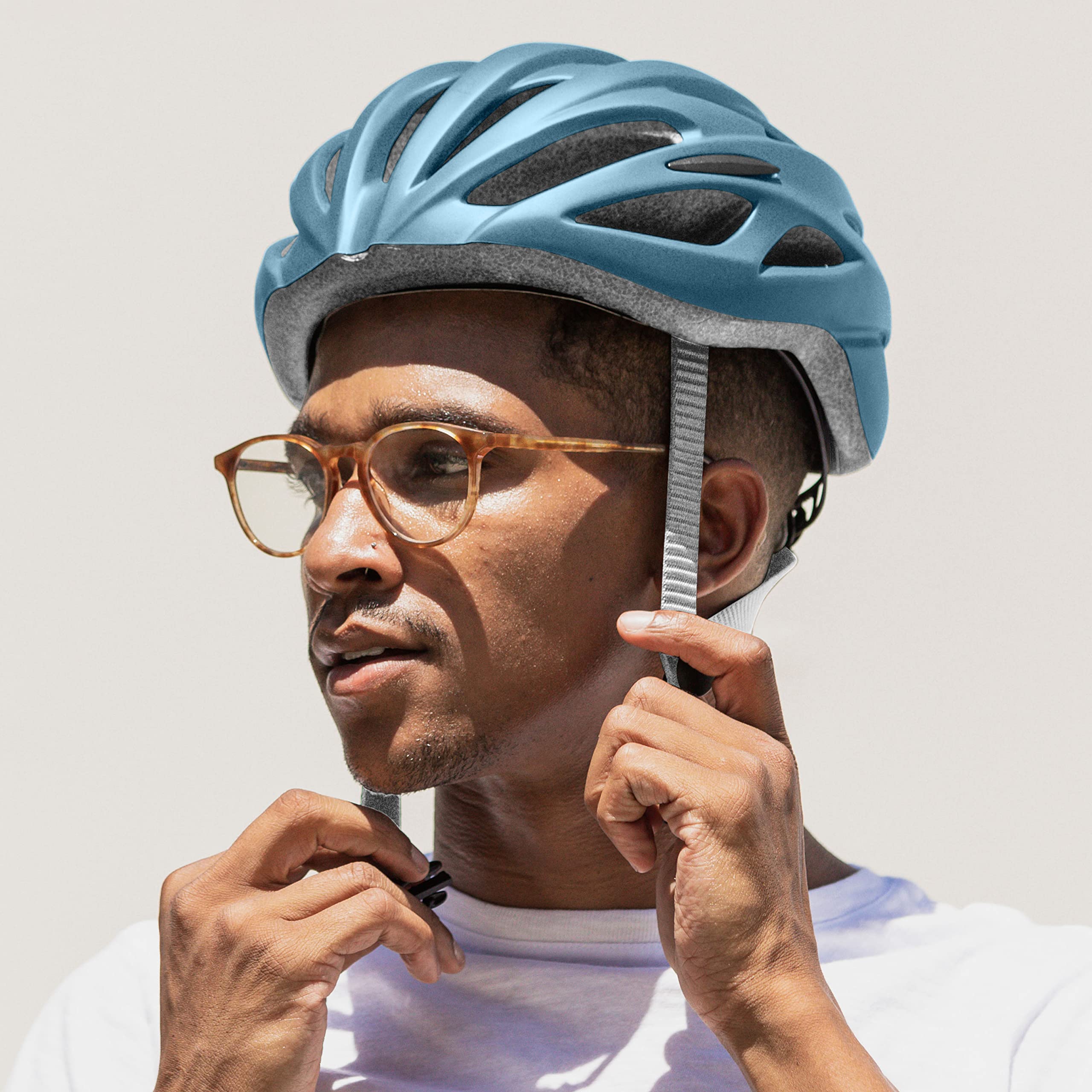Retrospec Silas Adult Bike Helmet with Light for Men & Women - Lightweight, Comfortable, Matte Black