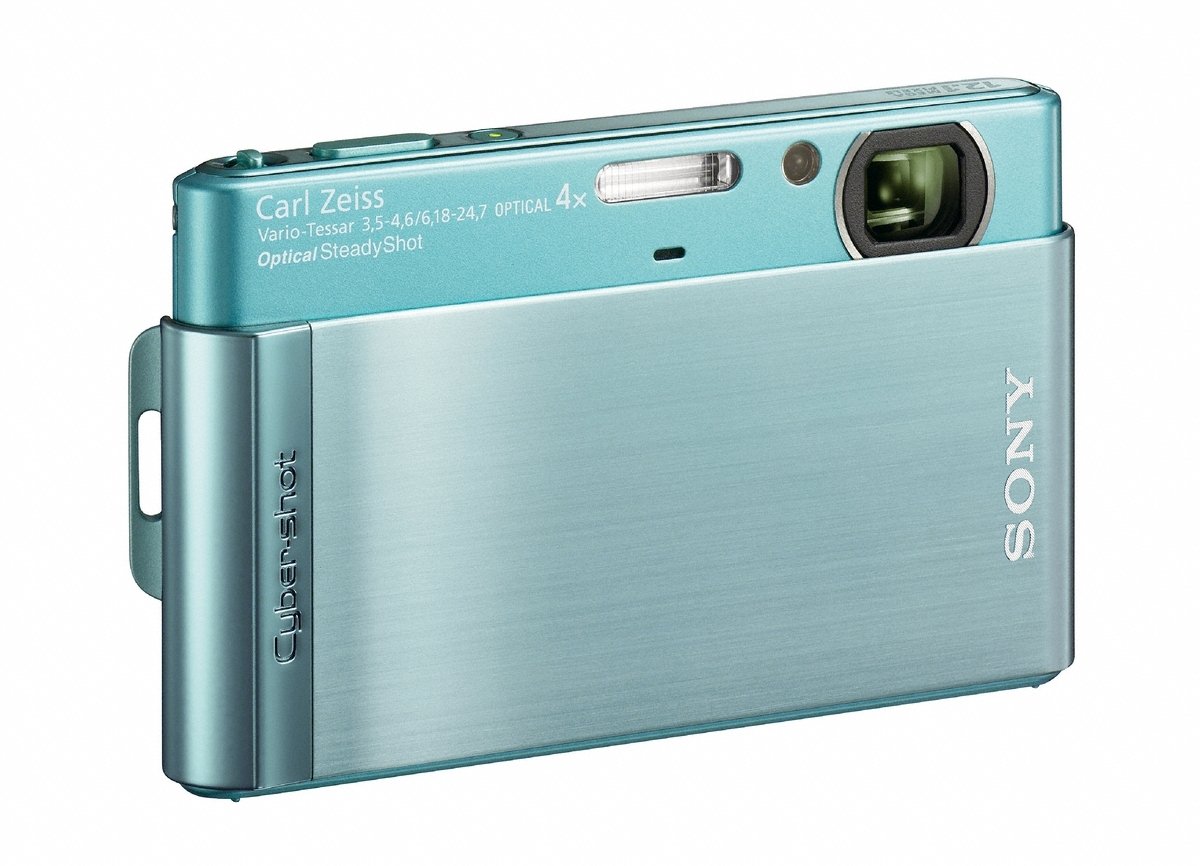 Sony Cyber-shot DSC-T90 12 MP Digital Camera with 4x Optical Zoom and Super Steady Shot Image Stabilization (Blue)