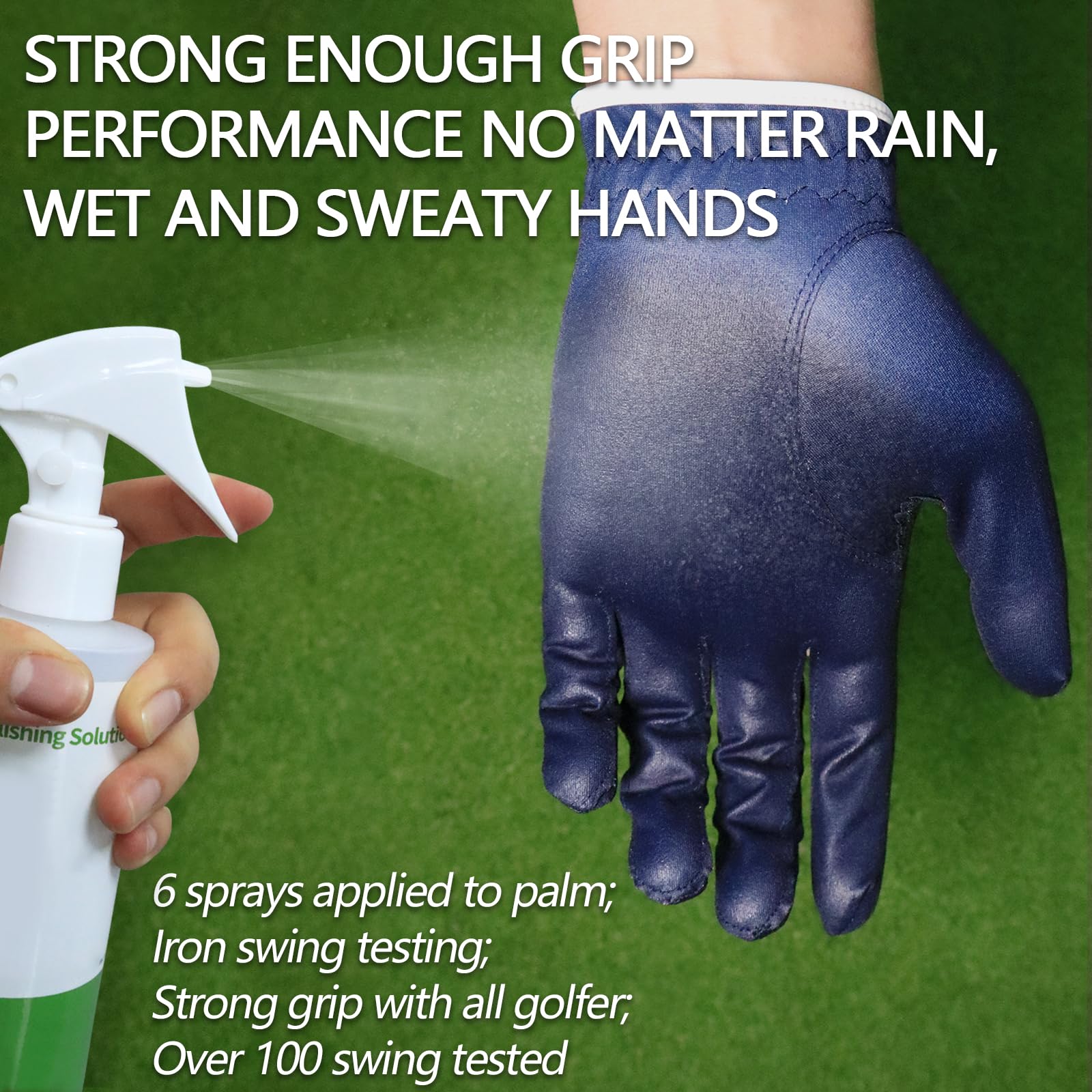 VEASAERS Golf Gloves Men Right Handed Golfer Left Hand All Weather Grip Soft Comfortable Mens Golf Glove Fit Size Small Medium ML Large XL