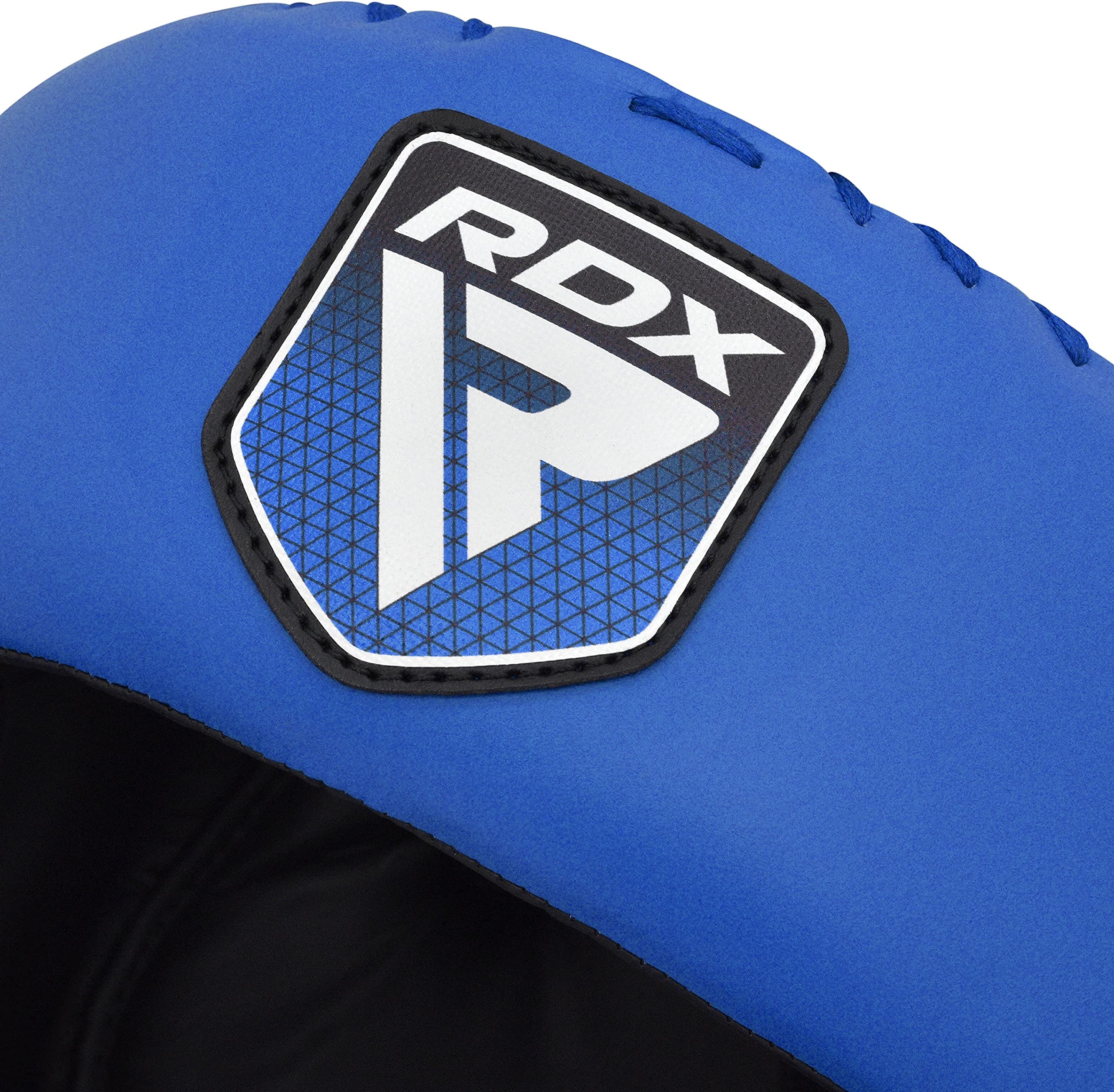 RDX Headgear for Boxing and MMA Training, Maya Hide Leather APEX Series Headgear Kickboxing, Martial Arts Grappling Taekwondo Sparring Helmet Head Wear