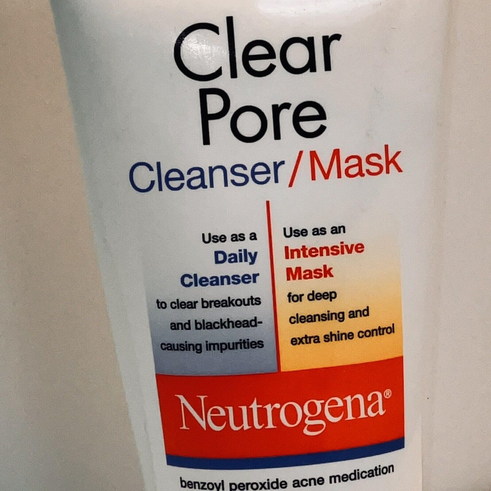Neutrogena Clear Pore Cleanser/Mask, 4.2 Fluid Ounce (125 ml)