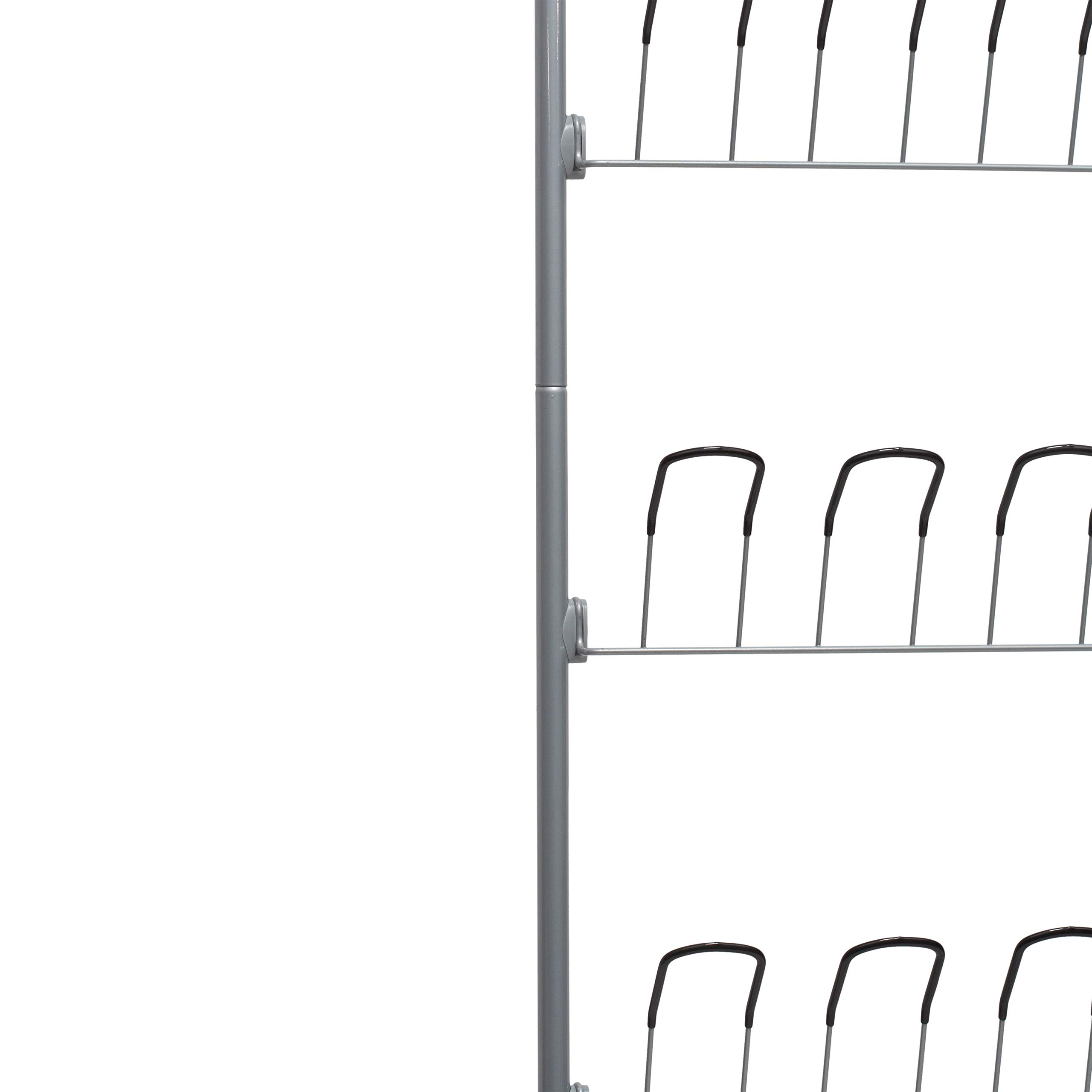 Neu Home Organize It All Over-The-Door 18 Pair Hanging Wire Shoe Rack