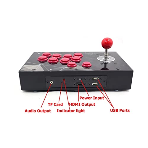 SYKJZZ RAC-S400-T Double Split Joystick Retro Arcade Game Console Game Console Joystick