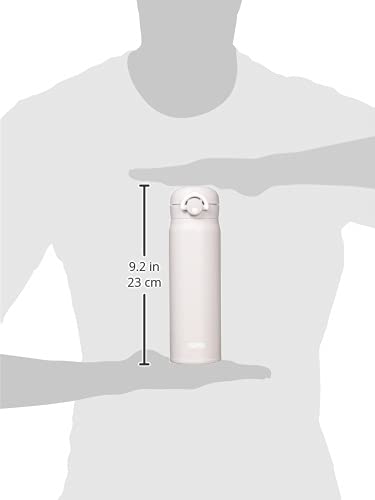 Thermos JNR-501LTD PGG Water Bottle, Vacuum Insulated Travel Mug, 16.9 fl oz (500 ml), Pink Greige