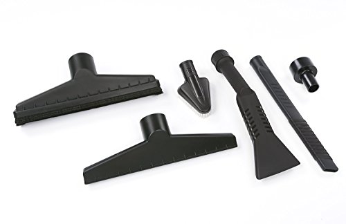 WORKSHOP Wet/Dry Vacs Vacuum Accessories WS25054A Shop Vacuum Attachment Kit For Use With A Shop Vacuum With Homeowners In Mind, Black