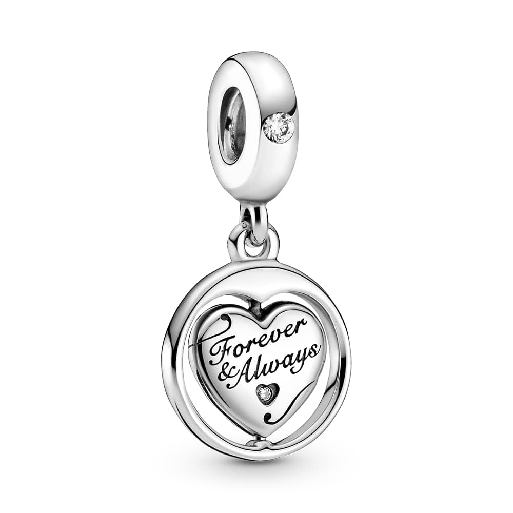 PANDORA Spinning Forever & Always Soulmate Dangle Charm