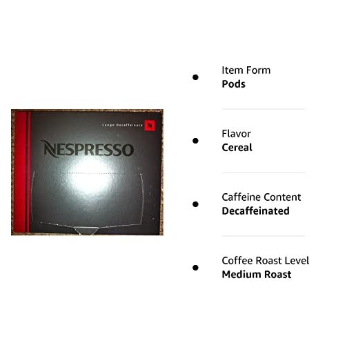 Nespresso Professional Lungo Decaffeinato - 50 Pods