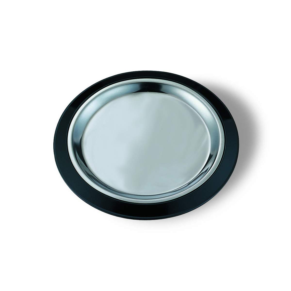 Service Ideas RT10BLC Round Thermo Plate, 10" Plate, Sizzler Fajita Platter, Stainless