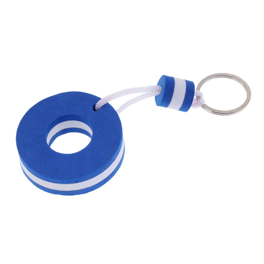 MonkeyJack 4 Pieces Boat Floating Key Chain Storage Keychain Water Sports Sailing, Anchor, Dolphin and Buoy Shaped