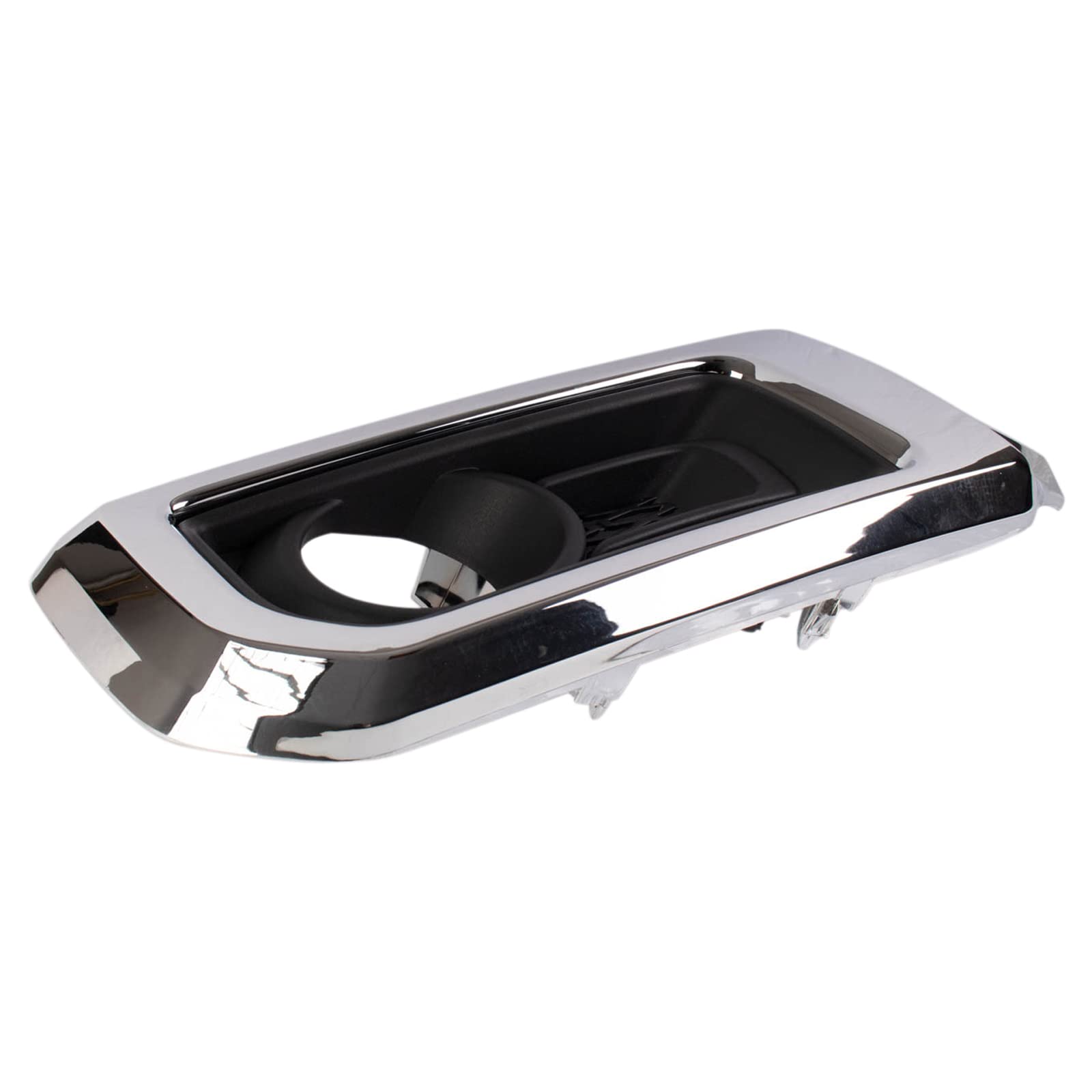 TRQ Driver & Passenger Side Fog Light Bezel Set Compatible with 2014-2023 Toyota 4Runner TO1038180 TO1039180