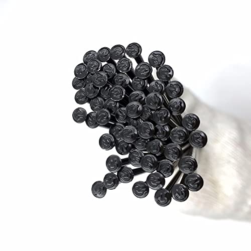 TRENDYBOY 12pcs Straight Pull 14G Bike Spokes Black 2.0mm Diameter 304 Stainless Steel Mountain Bike Spokes (Color : 210 mm)