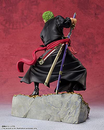 TAMASHII NATIONS - One Piece - Roronoa Zoro - WT100 Commemorative Eiichiro Oda Illustration DAIKAIZOKU HYAKKEI, Bandai Spirits FiguartsZERO Collectible Statue