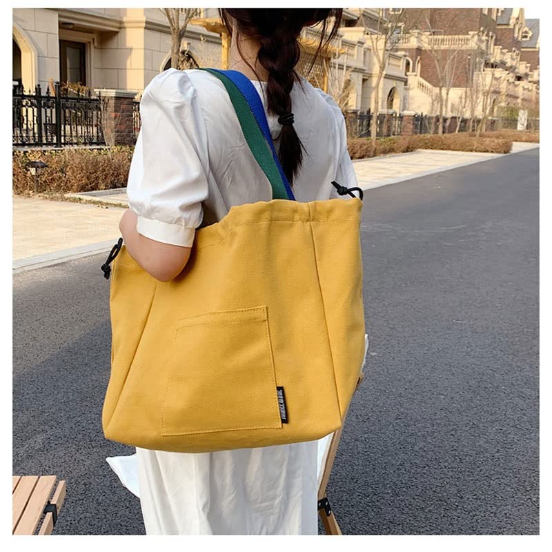 Thick Simple Canvas Shopping Tote Bag Women's Bag Shopping Bag Casual Large Capacity Handbag