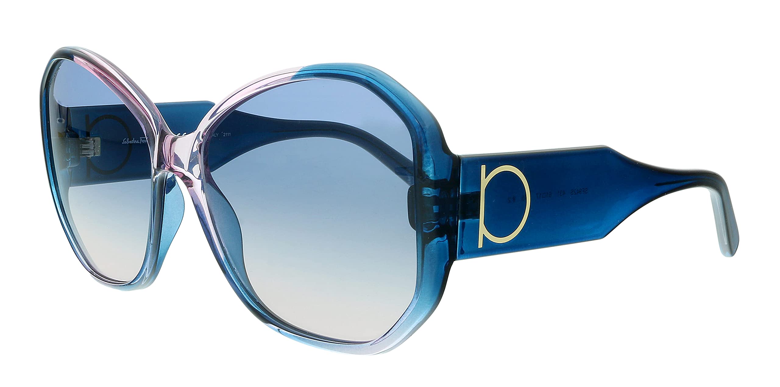 Sunglasses FERRAGAMO SF 942 S 431 Blue Antique Rose Gradient