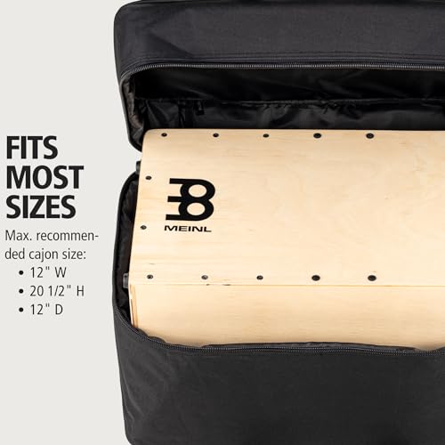 Meinl Percussion Gig Cajon Box Drum Bag β Standard Size β Heavy Duty Nylon Exterior and Carrying Grip, 2-Year Warranty (MSTCJB)