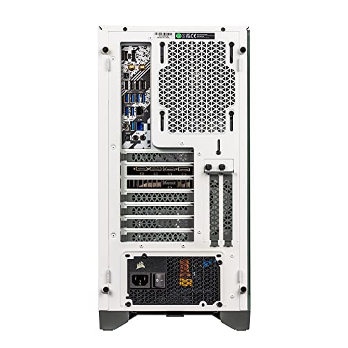 Velztorm White Armix Prebuilt Gaming Desktop PC (AMD Ryzen 9 7900X 12-Core 4.7GHz, GeForce RTX 4090 24GB, 32GB DDR5, 512GB PCIe SSD + 2TB HDD (3.5), 240mm AIO, 1000W PSU, Killer WiFi 6E, Win10Pro)