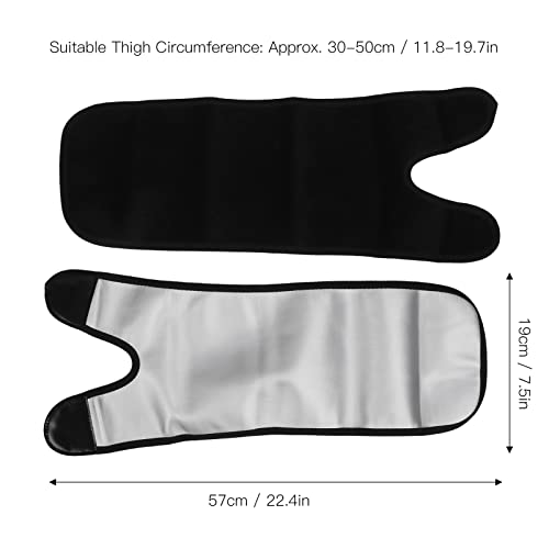 Thigh Brace, Thigh Sleeve Adjustable Injury Recovery Skin Friendly Reusable Hook And Loop for Daily Exercise for Gym Fitness