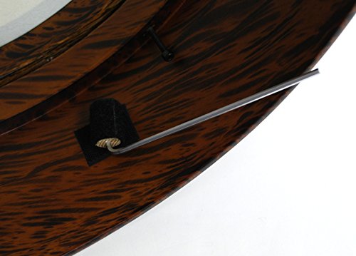 Meinl Percussion 14" Frame Drum, Extra Deep Shell Irish Bodhran-NOT MADE in CHINA-Goat Skin Head, Brown Burl, 2-YEAR WARRANTY, FD14IBO