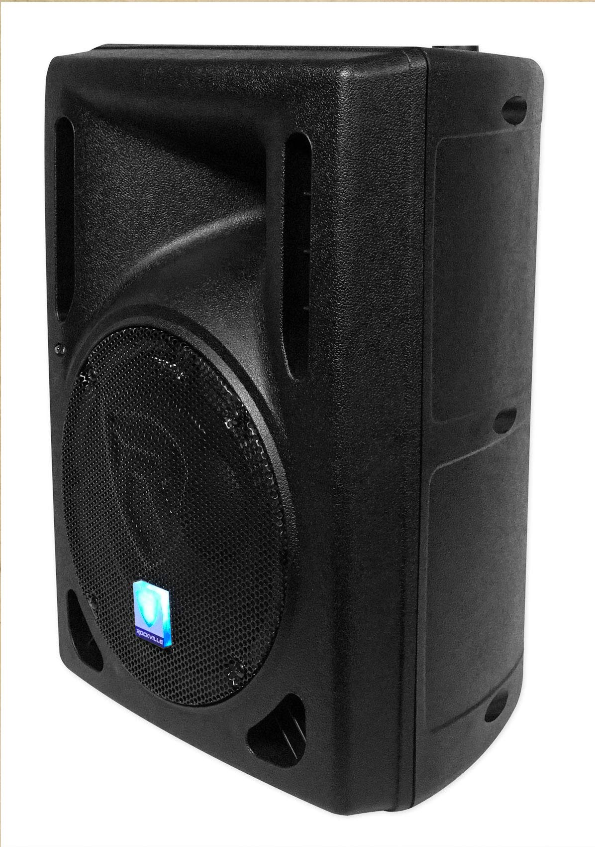 Rockville RPG8BT V2 8" Powered 400W DJ PA Speaker Bluetooth/Wireless/Remote/EQ, Black