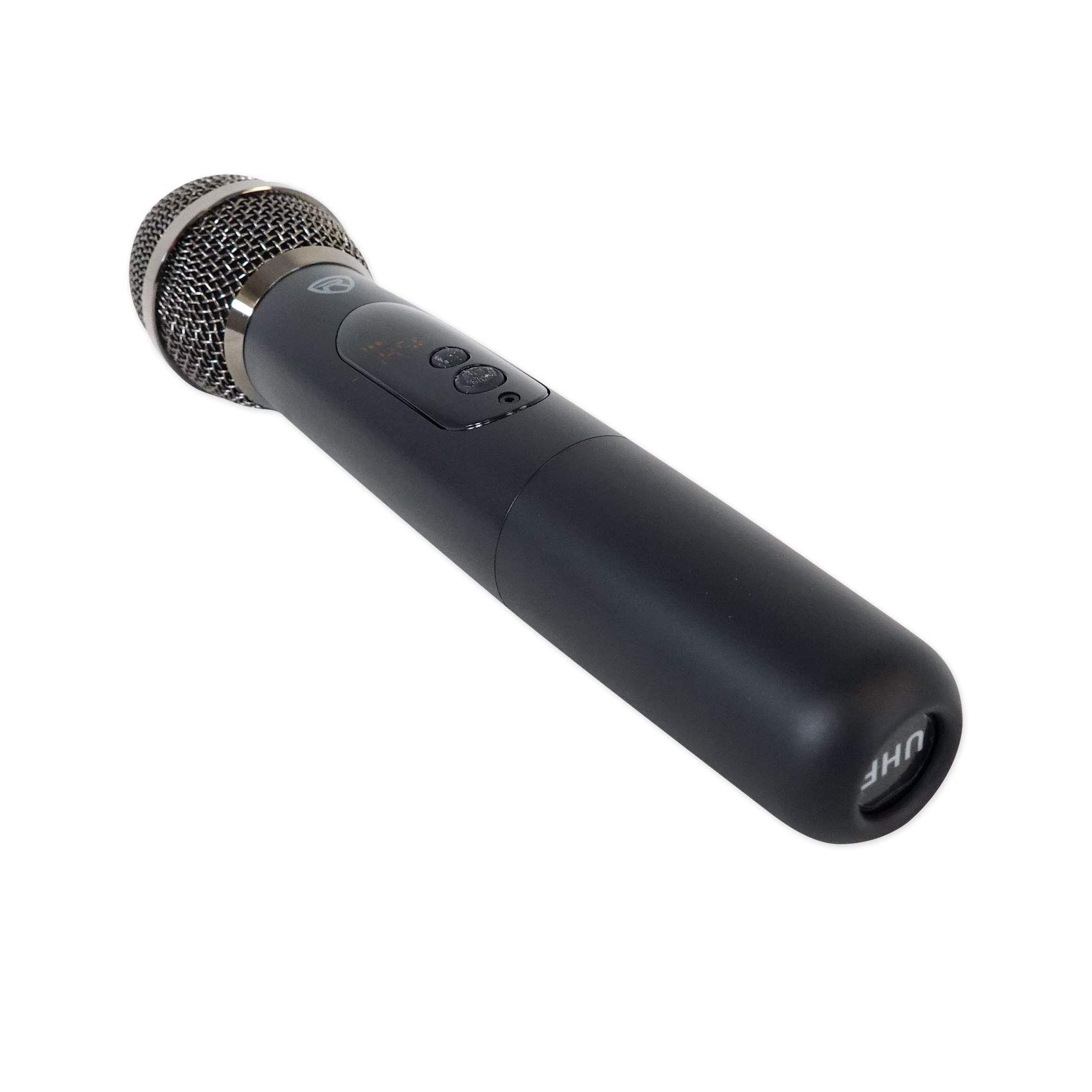 Rockville RWM-3US Triple Wireless UHF 3 Microphone System w/Adjustable Frequency,black