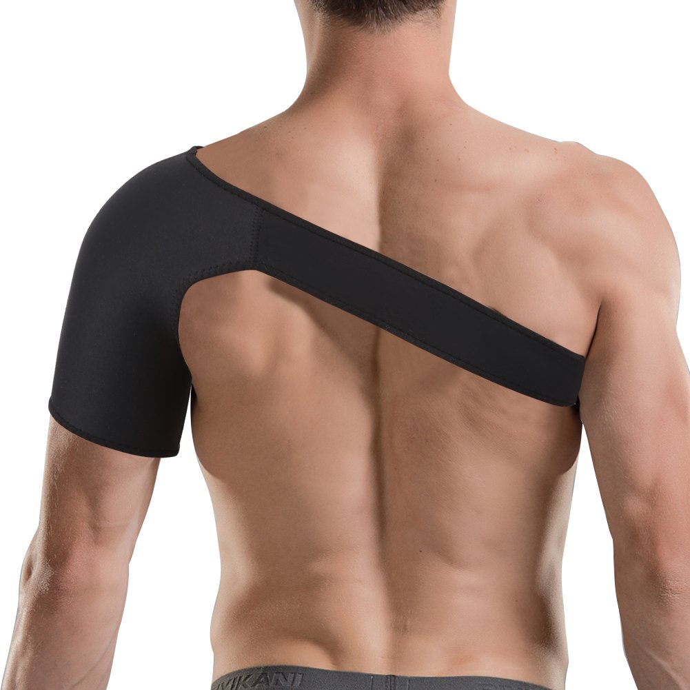Recovery Shoulder Brace - Shoulder Stability Support Brace. Adjustable Fit Sleeve Wrap Men Women. Relief for Shoulder Injuries, Tendonitis(XL 50-55cm)
