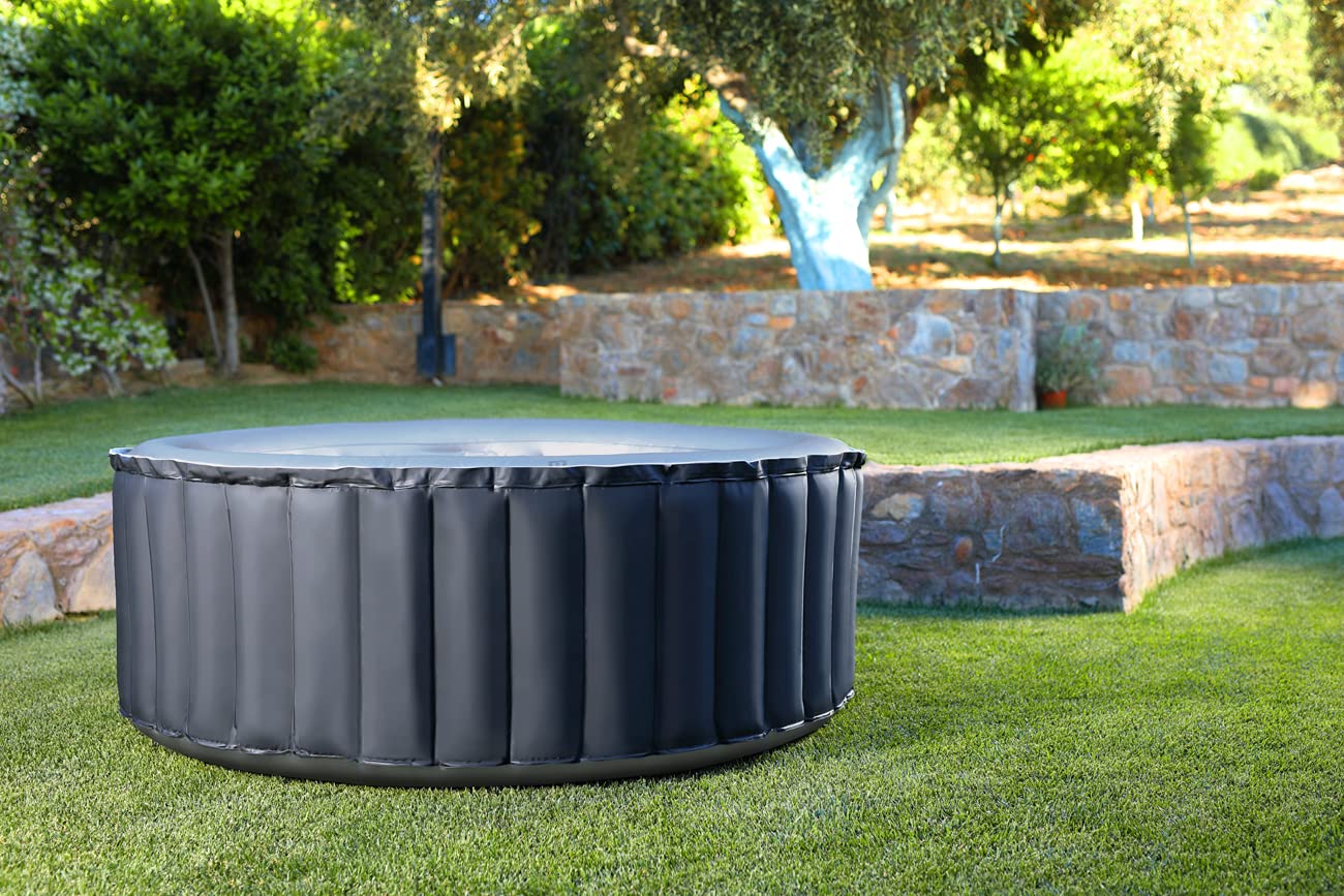 MSPA Lite Silver Cloud Relaxation and Hydrotherapy Spa Round 4 Person M-011LS