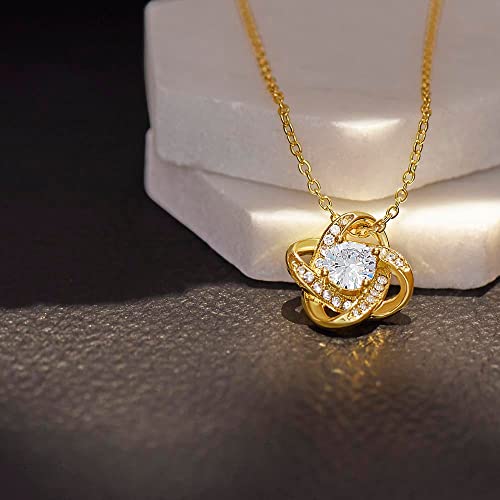 To My Soulmate Necklace Light Up Box Stering Silver And Gold 18K Yellow Gold Finish/Luxury Box