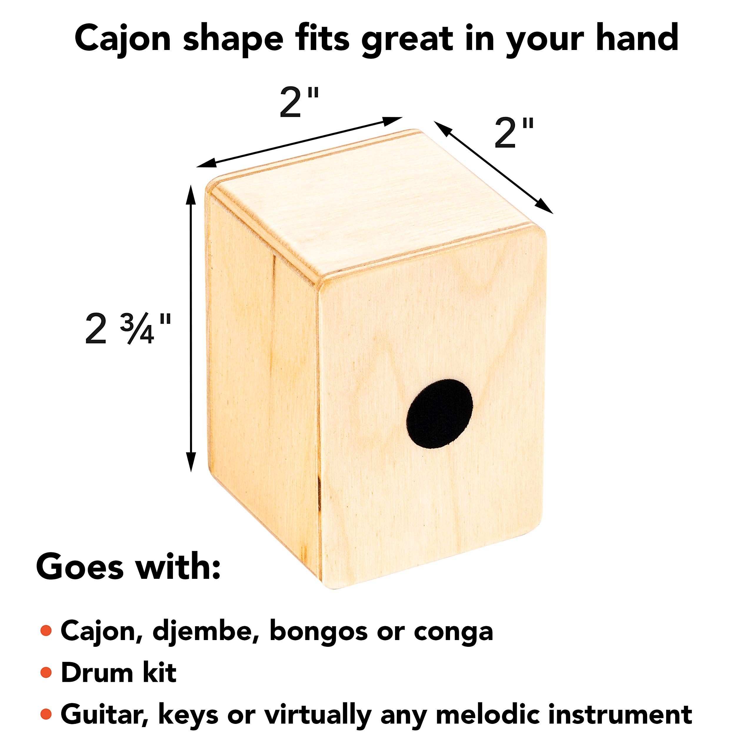 Meinl Percussion Mini Cajon Shaker Set Made in Europe-Baltic Birch Body, 2-Year Warranty, 3 Piece Mixed (SH50-SET)