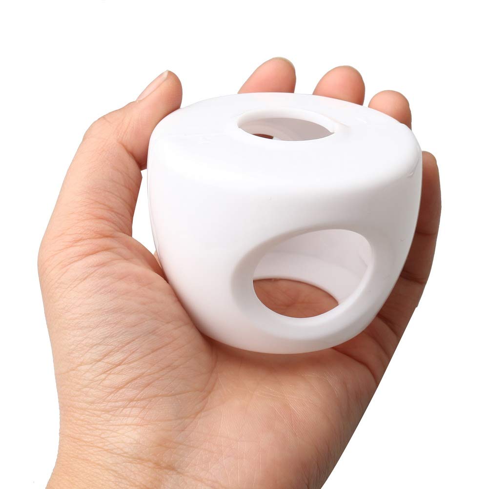 Pengxiaomei 4pcs Kids Safety Round Door Knob Covers, Child Proof Door Knobs Universal Design Fits Most Door Knob Covers