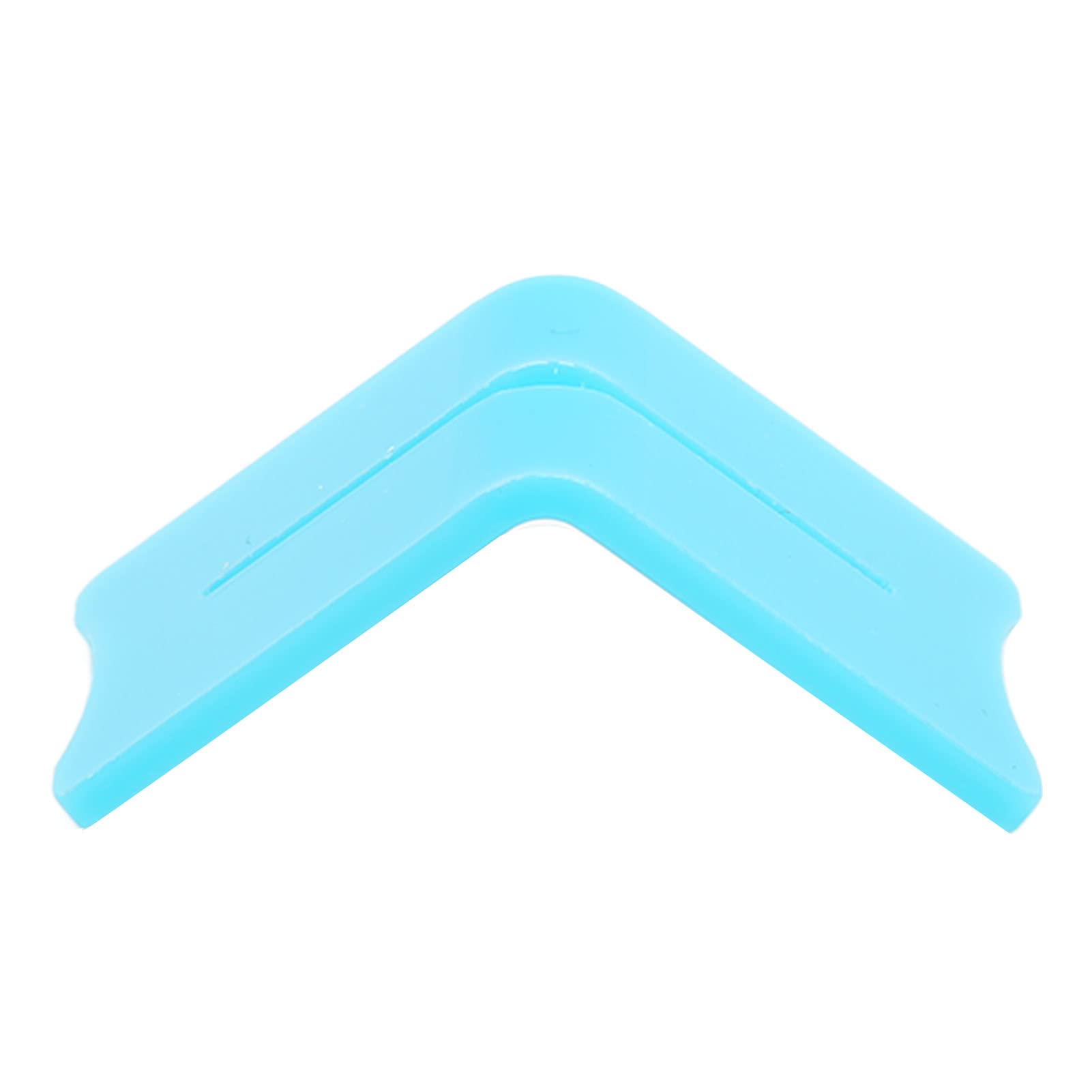 Photo Holder, High Durability Acrylic Photo Holder Decorative Reusable V Shape Stable for Dorm (Blue)