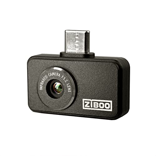 ZIBOO Mobile Phone Thermal Infrared Thermal Imager Professional Grade Thermal Camera for Smartphones Clearer and More Stable