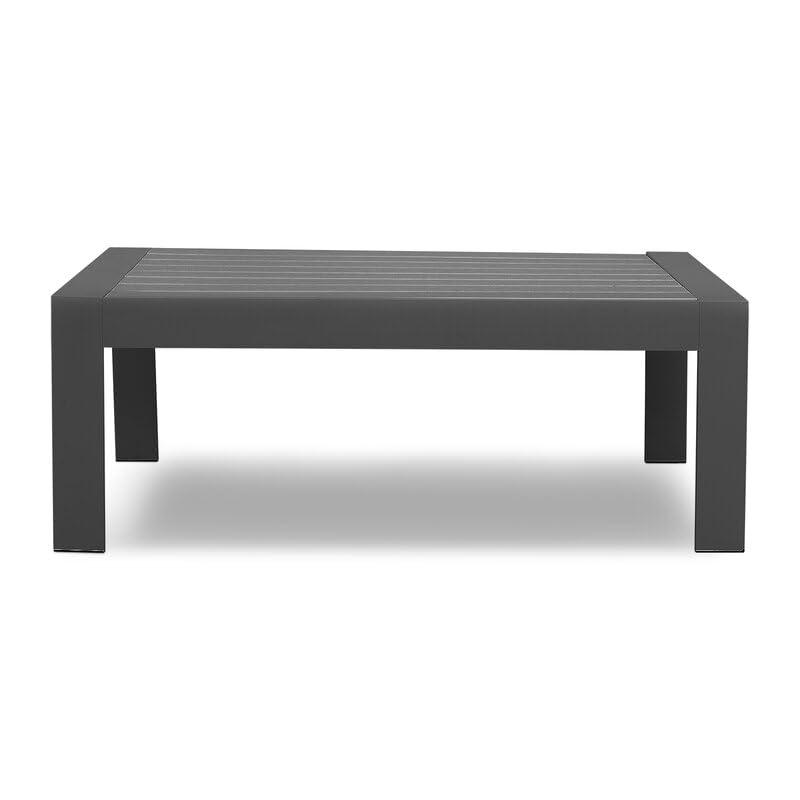 MOOOTTO 5-Piece Aluminum Conversation Set Modern Sectional Sofa for Backyard, Patio, Outdoor Living with Thick Lofty OLEFIN Cushions (White Frame Light Gray Cushion)