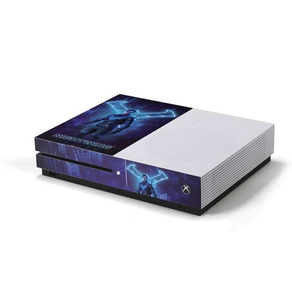 Skinit Decal Gaming Skin Compatible with Xbox One S Console - Officially Licensed Warner Bros Nightwing Design