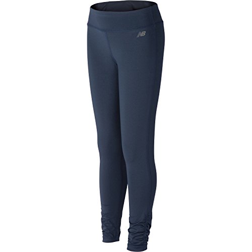 New Balance Girls' Little Athletic Tights, Gray, 5