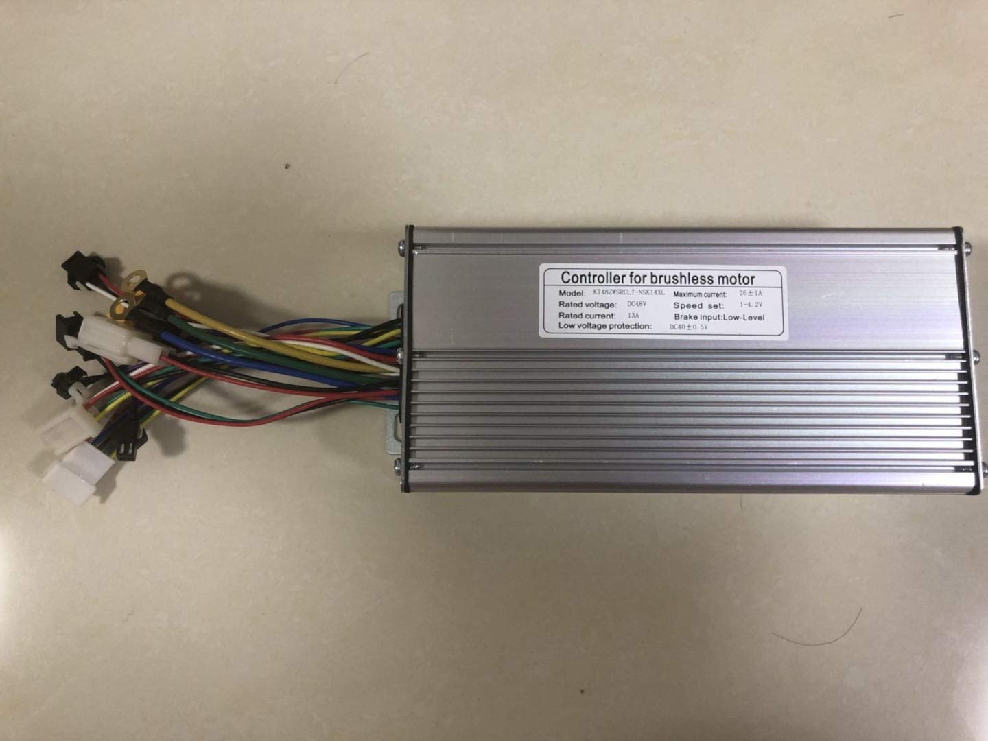 NBPOWER 36V/48V 1000W 26A Brushless DC Motor Controller Ebike Controller +KT-LCD8H Color Display One Set,Used for 1000W Ebike Kit.